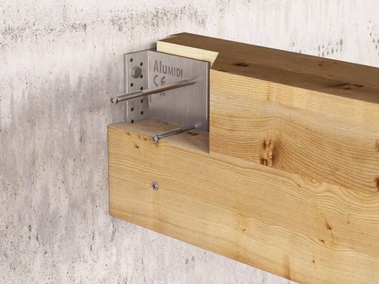 ALUMIDI - concealed bracket with and without holes - Puuinfo
